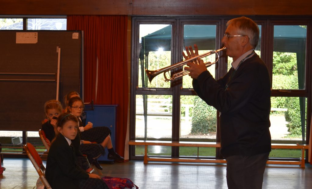 Inspiring brass instrument players of the future! - Forres Sandle Manor
