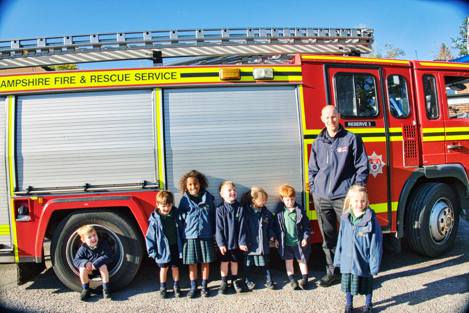 Reception Visit Fordingbridge Fire Station - Forres Sandle Manor