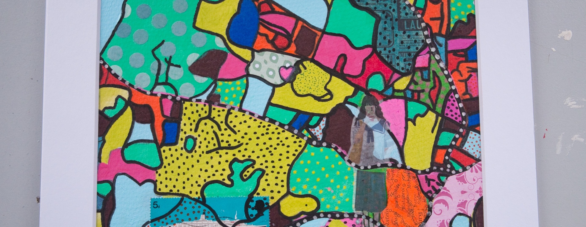 Year 7 Art Inspired by Nature of Abstract Work - Forres Sandle Manor