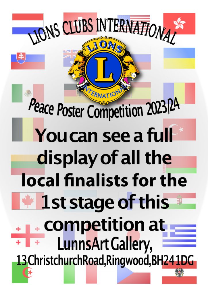 The Ringwood and Fordingbridge Lions Club Art Poster competition ...