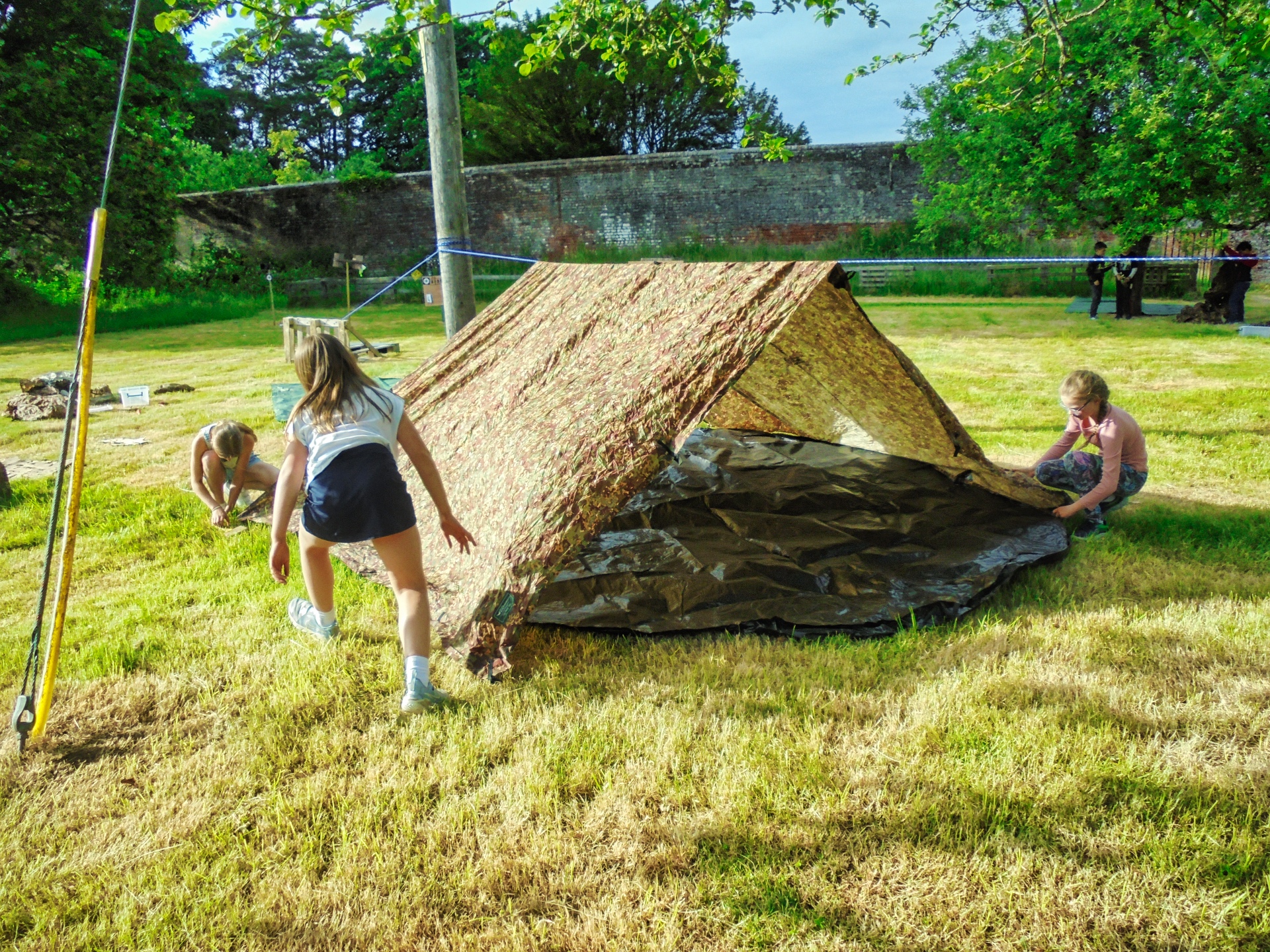 Year 4 Geography Camp Out Fun - Forres Sandle Manor